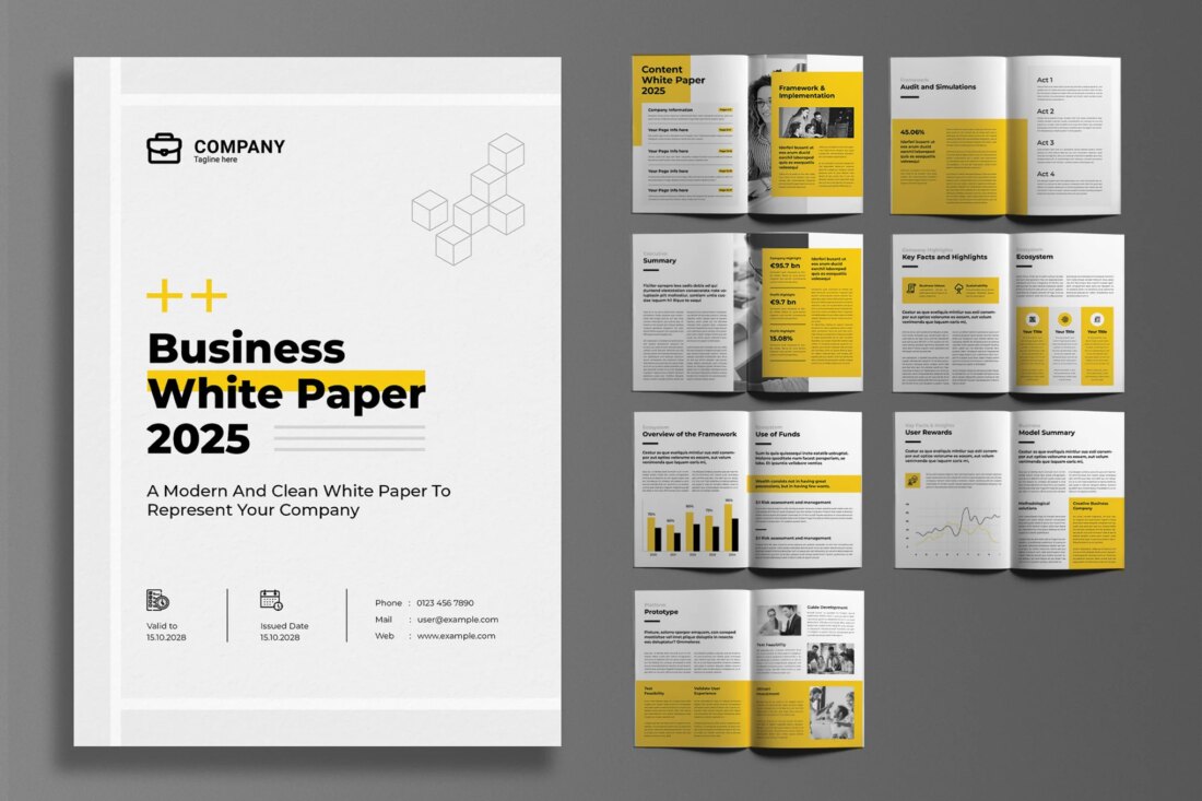 40+ Best White Paper Templates for Word & InDesign | Design Shack