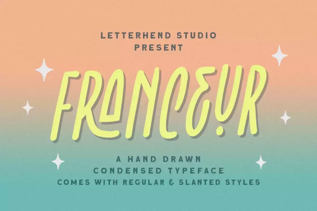Franceur Cute Condensed Font | Design Shack