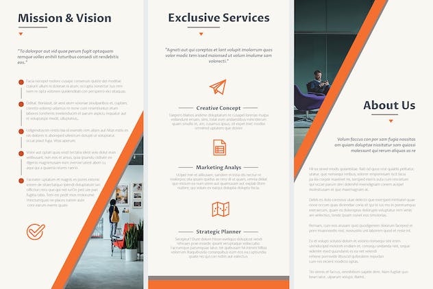 Corporate Agency Brochure Template | Design Shack