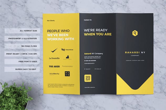 Corporate Business Tri-Fold Template | Design Shack