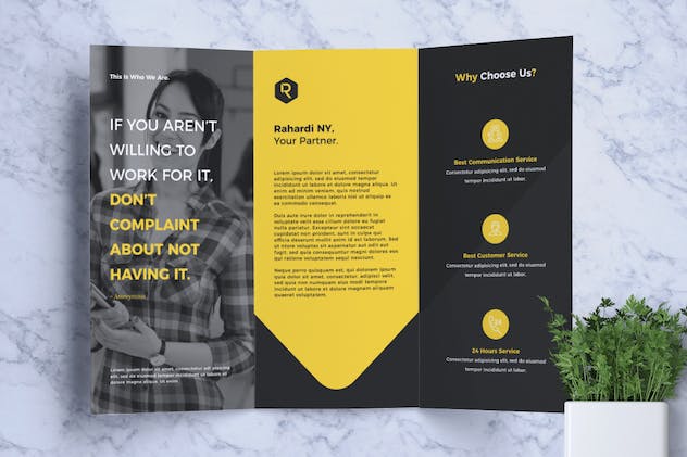 Corporate Business Tri-Fold Template | Design Shack