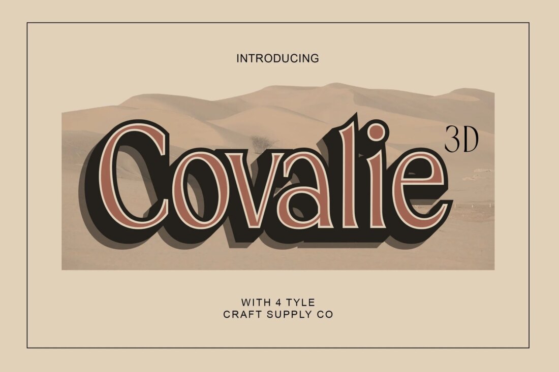 30+ Best 3D Fonts 2025 (Free & Premium) | Design Shack