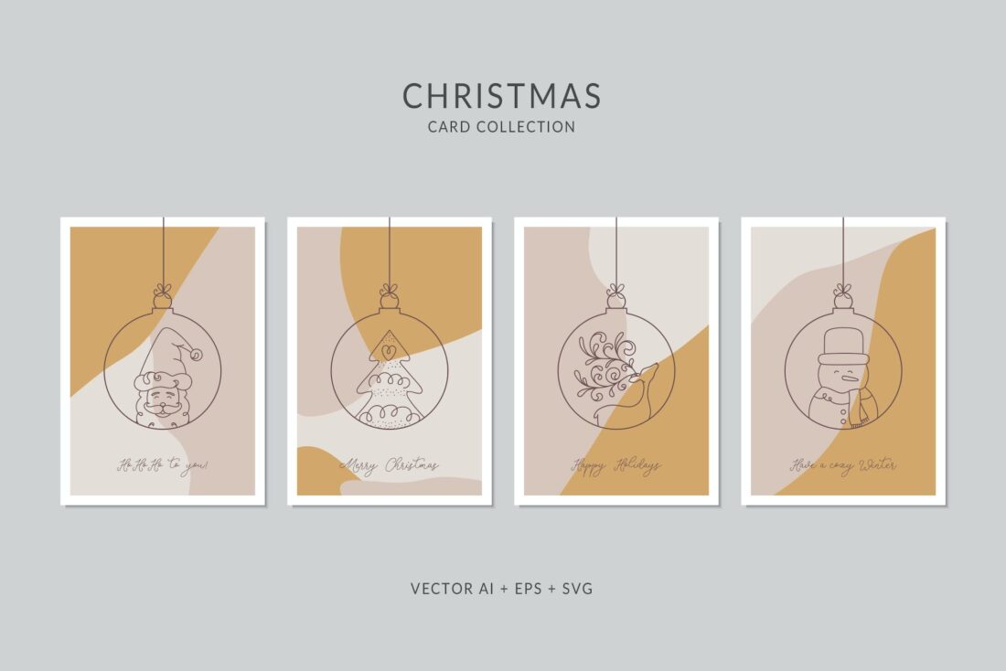 25+ Best Christmas Card Templates for Photoshop | Design Shack