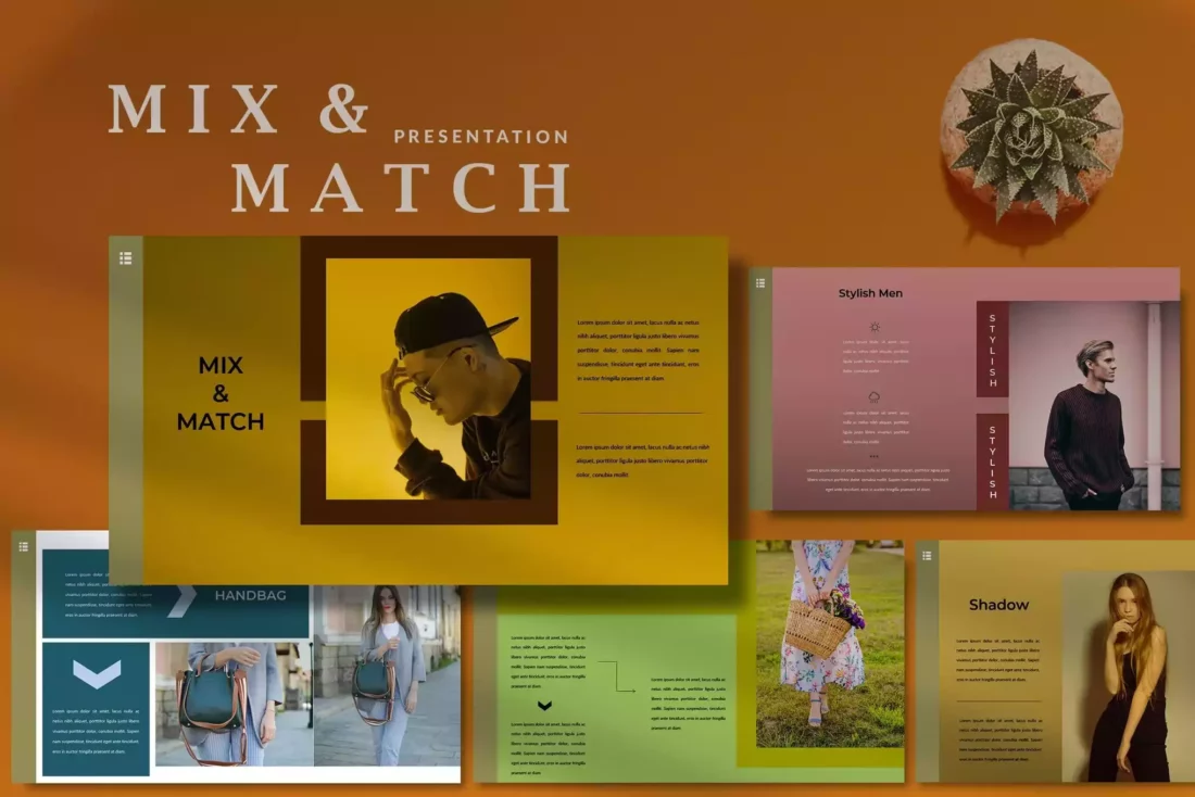 Mix & Match PowerPoint Template | Design Shack
