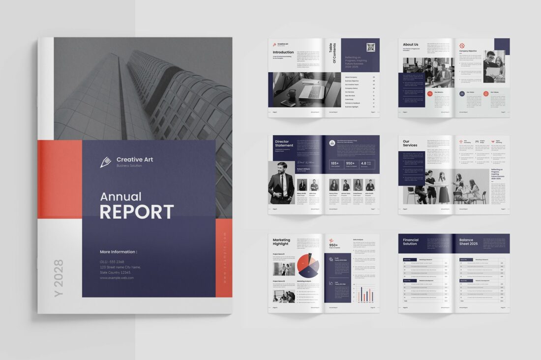 80+ Annual Report Templates (Word & InDesign) 2024 | Design Shack
