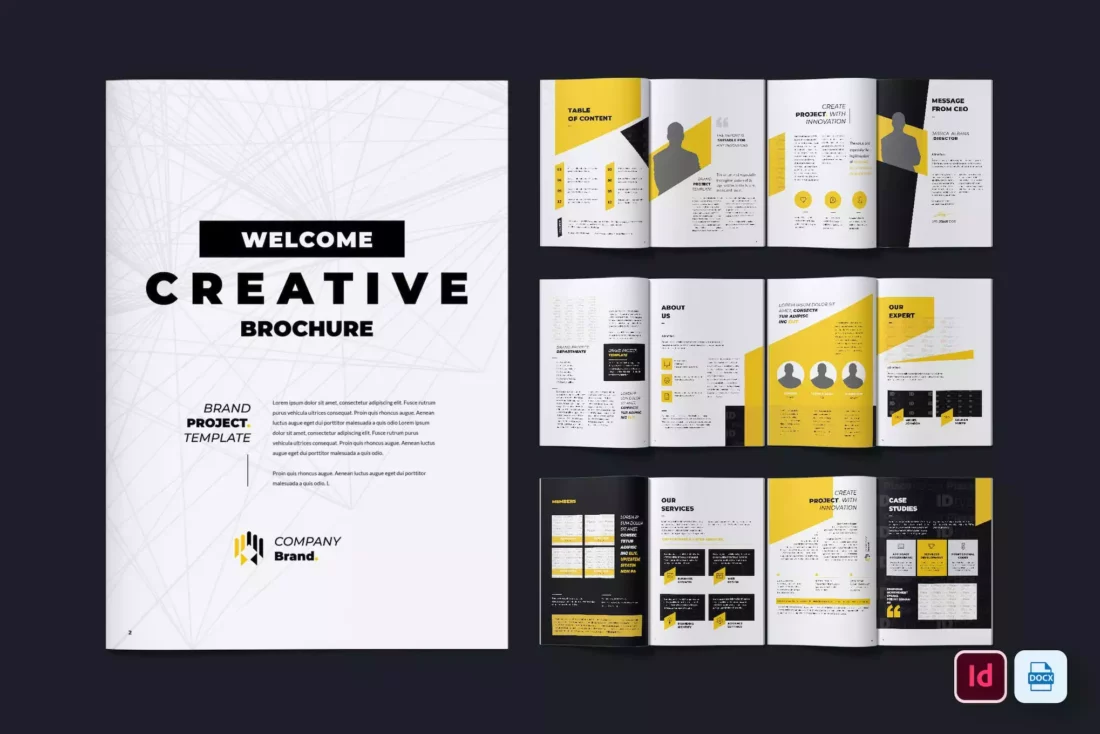 Creative Annual Report INDD Template Variant | Design Shack