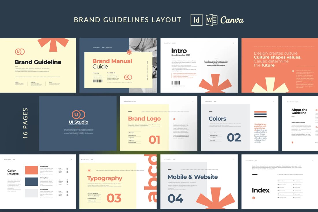 20+ Best Canva Brand Kits & Guidelines | Design Shack