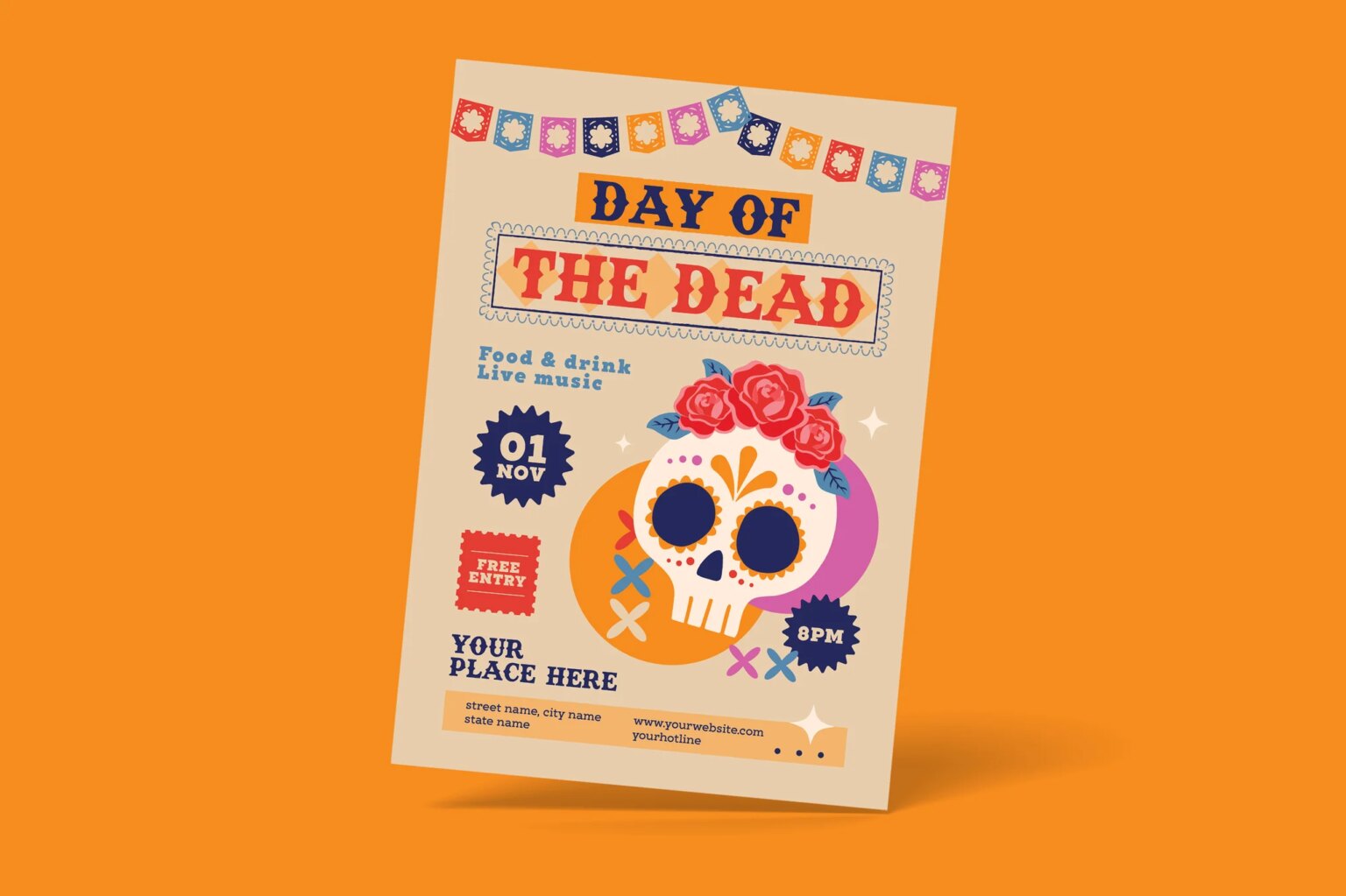 25+ Día De Los Muertos Mockups, Graphics & Resources (Day of the Dead ...