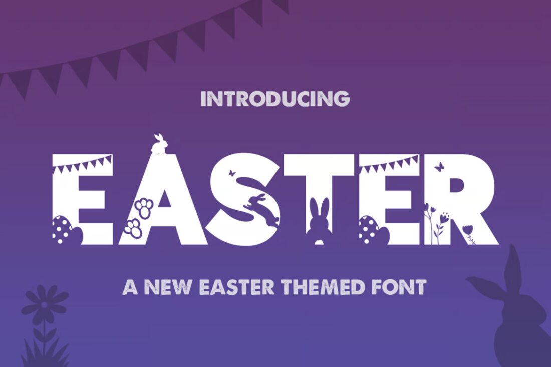 25+ Font Paskah (Kelinci Paskah, Telur & Lainnya) - desainae.com