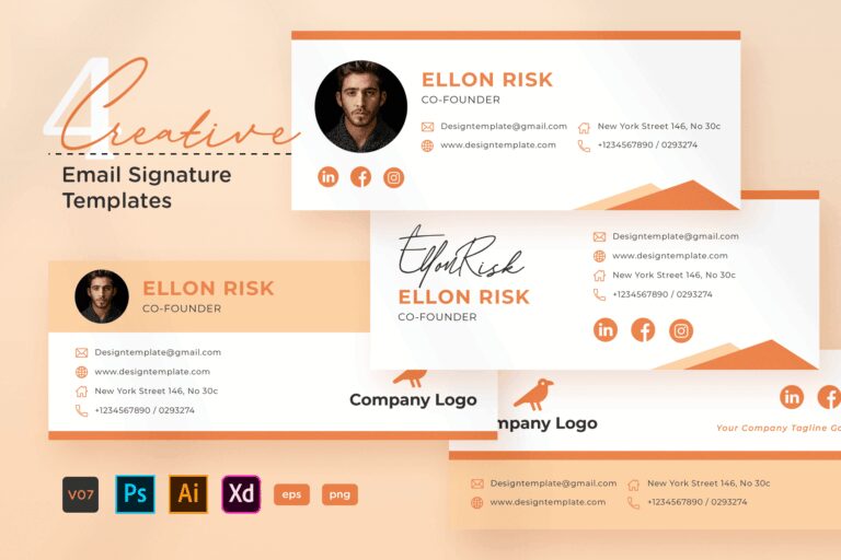 35+ Best Professional Email Footer Signature Templates (+ Free Tips ...