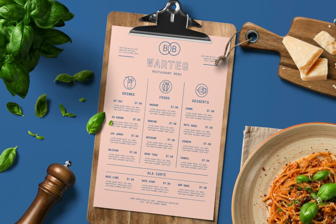 20+ Elegant Wedding Menu Templates & Ideas (For Food & Drink) | Design ...