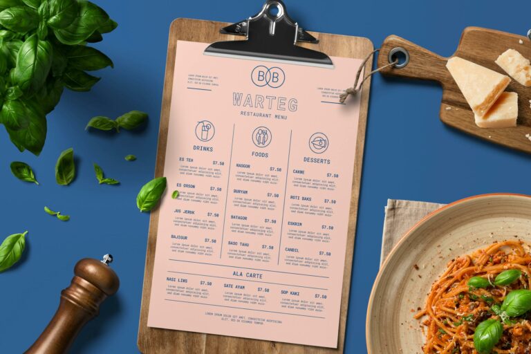 20+ Elegant Wedding Menu Templates & Ideas (For Food & Drink) | Design ...