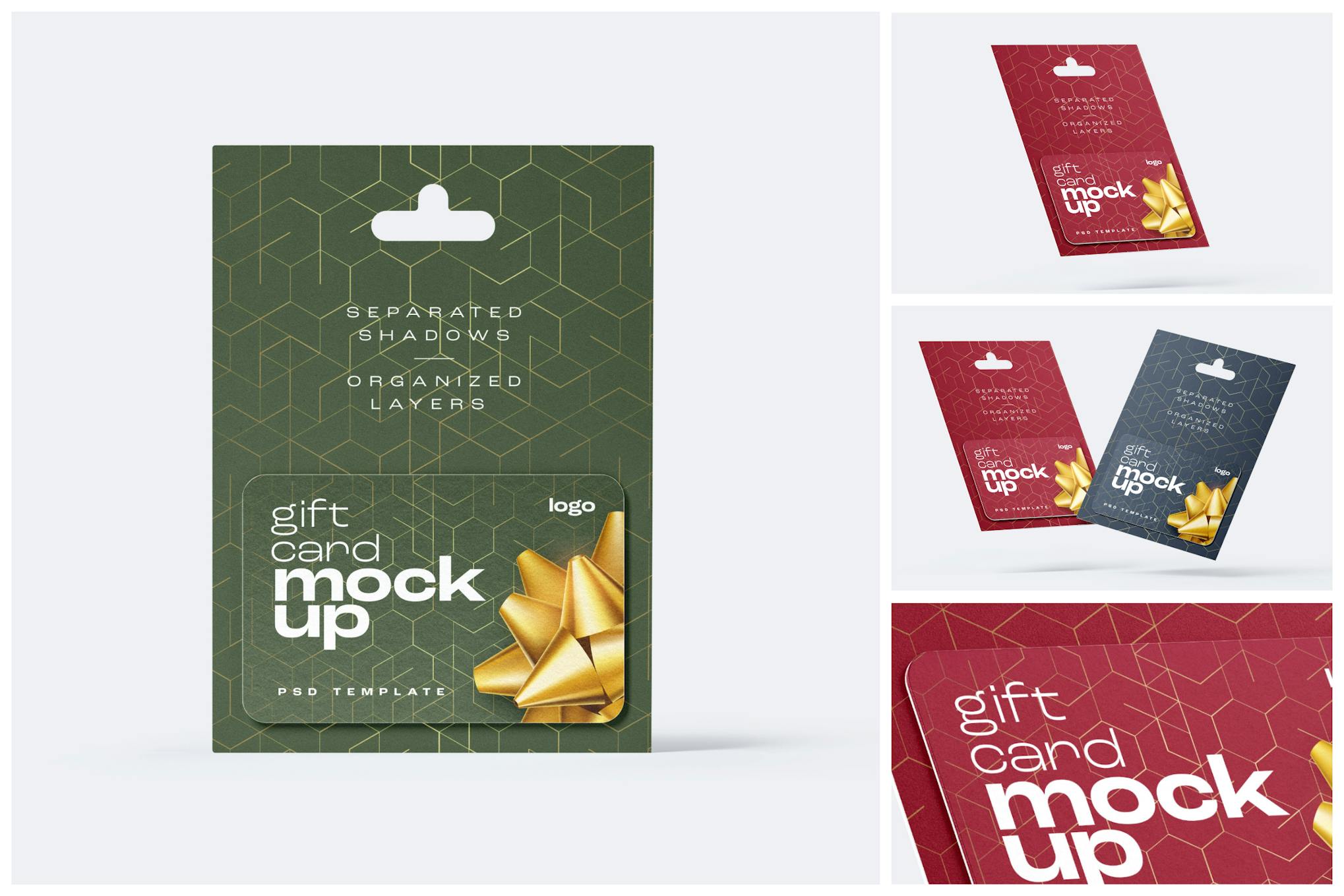 Creative Gift Card Mockup Set | Design Shack