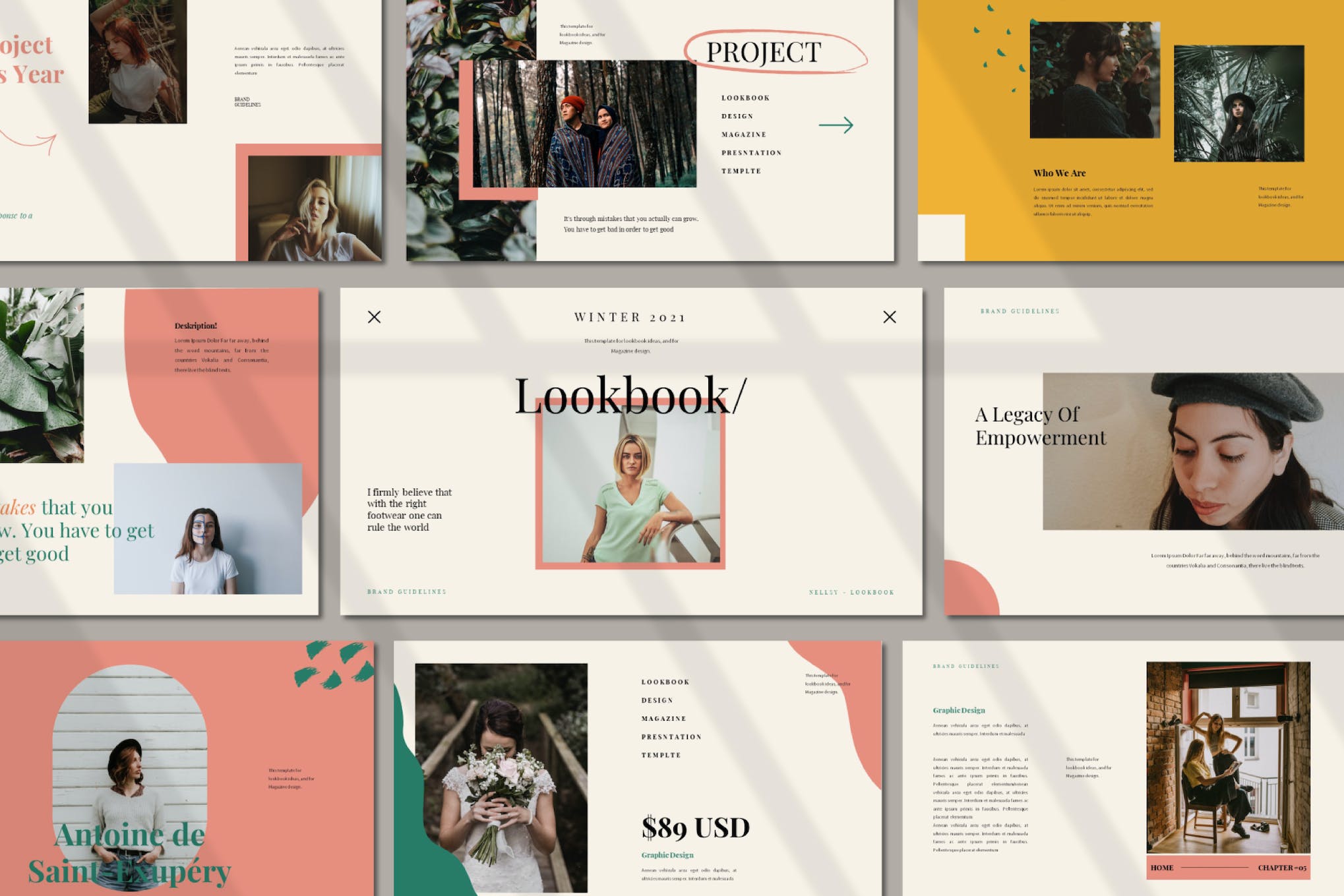 Clare Photography Lookbook Template | Design Shack