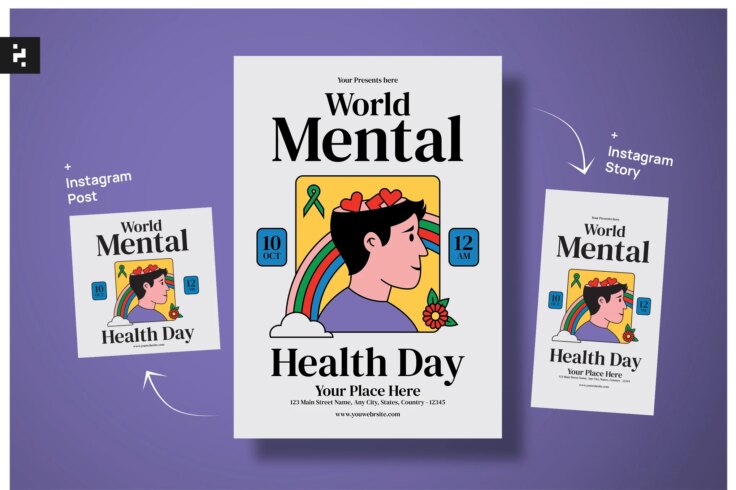 Designing for Mental Health Week: Templates, Graphics & More