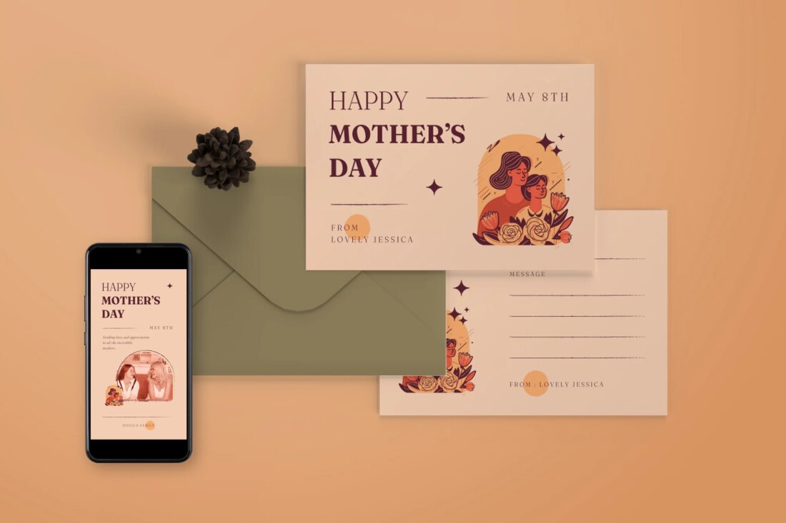 20+ Best Mother’s Day Card Templates (+ Invitations, Flyers & More ...