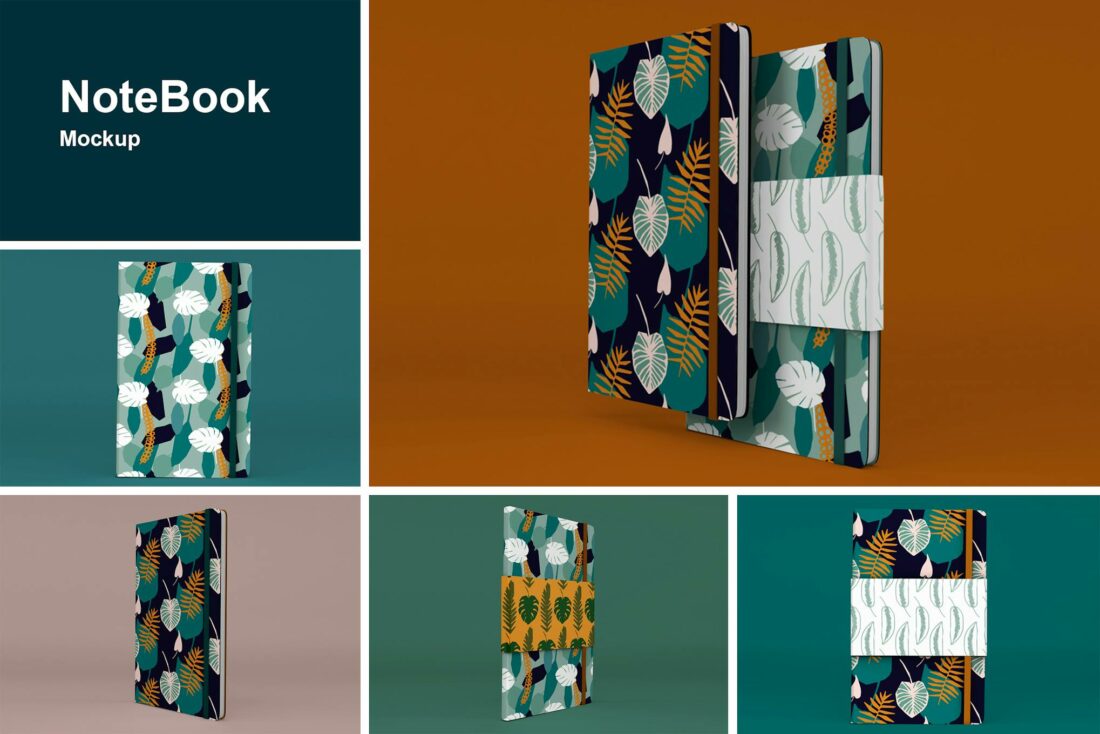 Creative NoteBook Mockups PSD | Design Shack