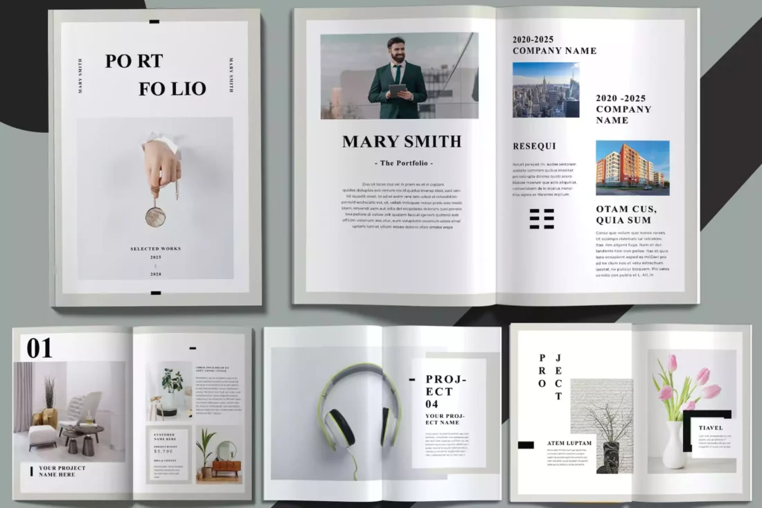 Creative Portfolio Magazine InDesign Template | Design Shack