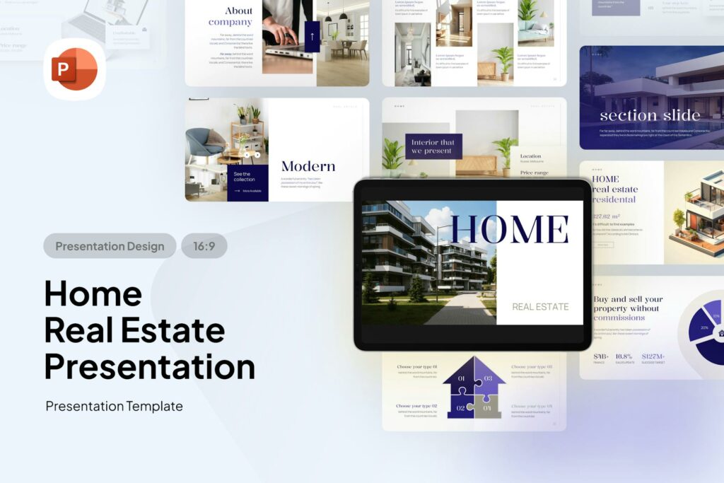 40+ Real Estate PowerPoint Templates (For Property Listings) 2024 ...