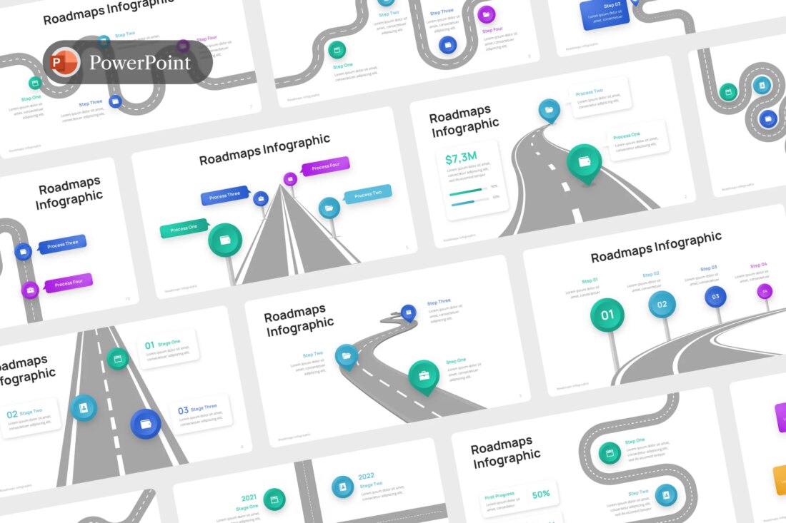 40+ Best PowerPoint Roadmap Templates 2025 | Design Shack