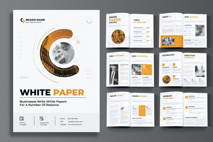 30+ Best White Paper Templates for Word & InDesign | Design Shack