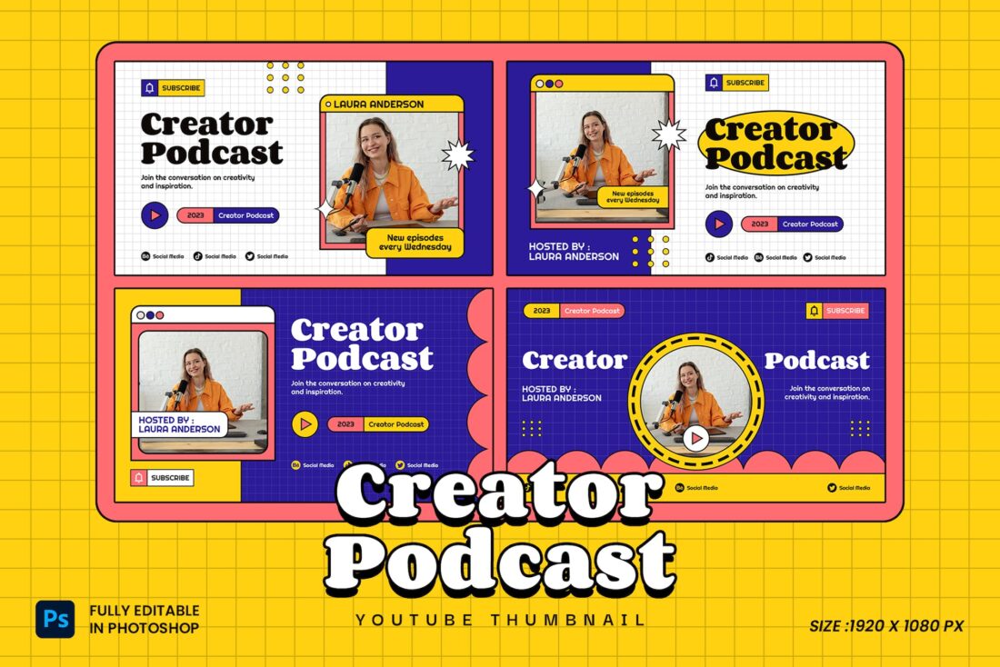 50+ Best YouTube Thumbnail Templates in 2025