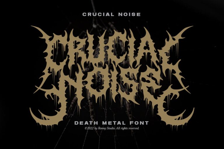 25+ Best Heavy & Death Metal Fonts That Rock | Design Shack
