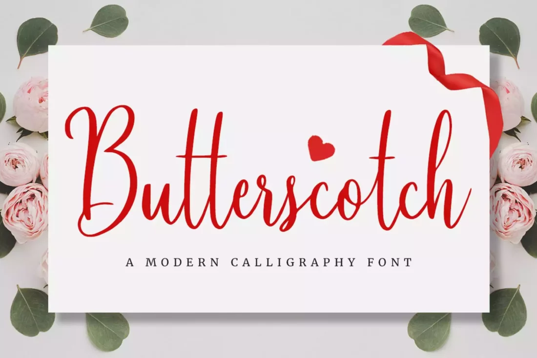 Butterscotch Adorable Cursive Typeface | Design Shack