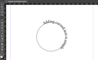 How to Curve Text in InDesign – Yes Web Designs