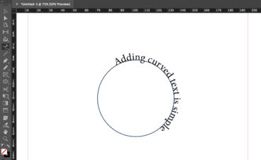 How to Curve Text in InDesign | Design Shack