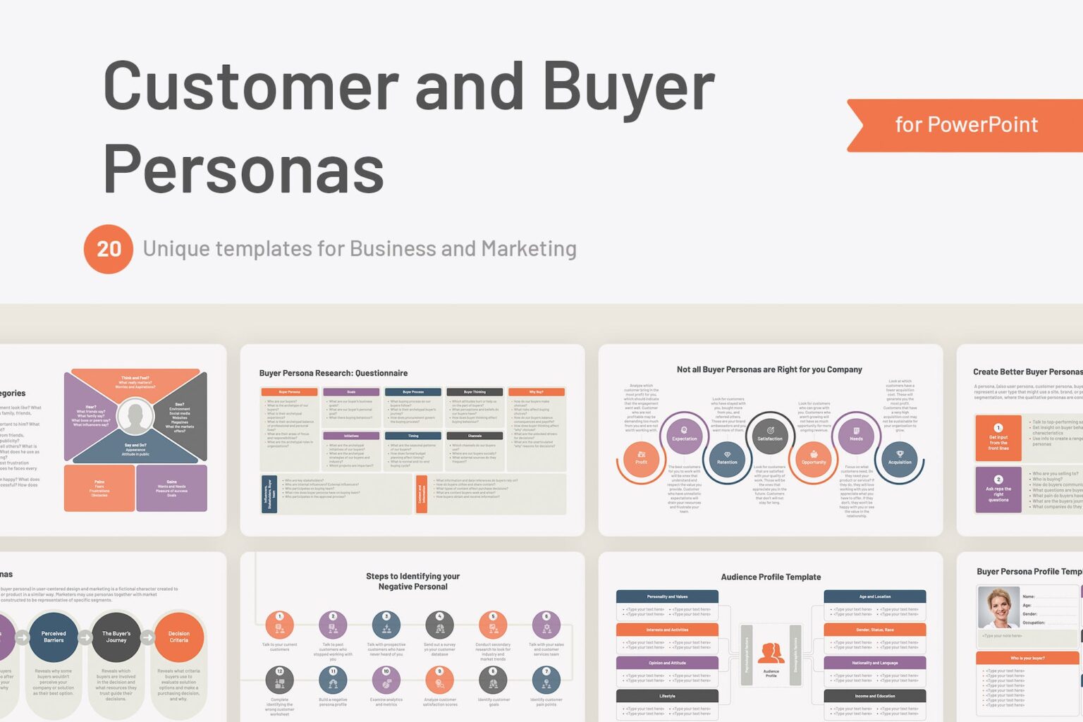 15+ Best Persona Templates (For Users, Buyers & Marketing) | Design Shack