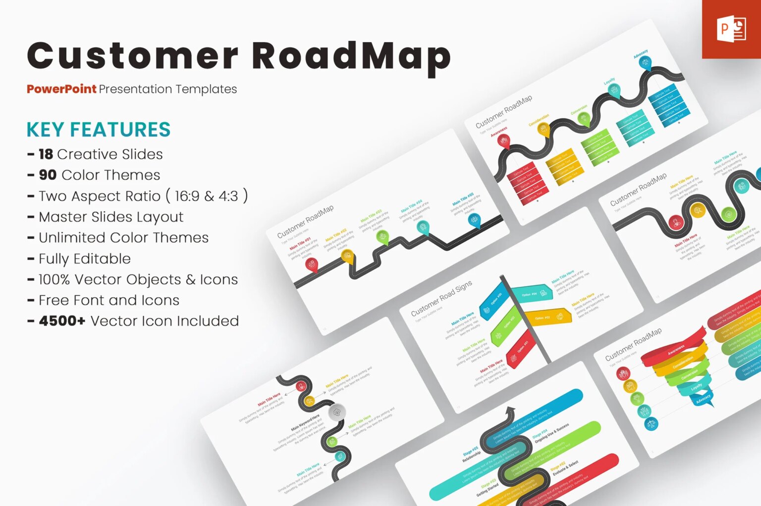 40+ Best PowerPoint Roadmap Templates 2025 | Design Shack