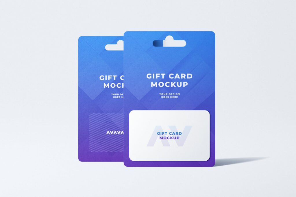 25+ Gift Card Mockup Templates (Free & Pro) | Design Shack