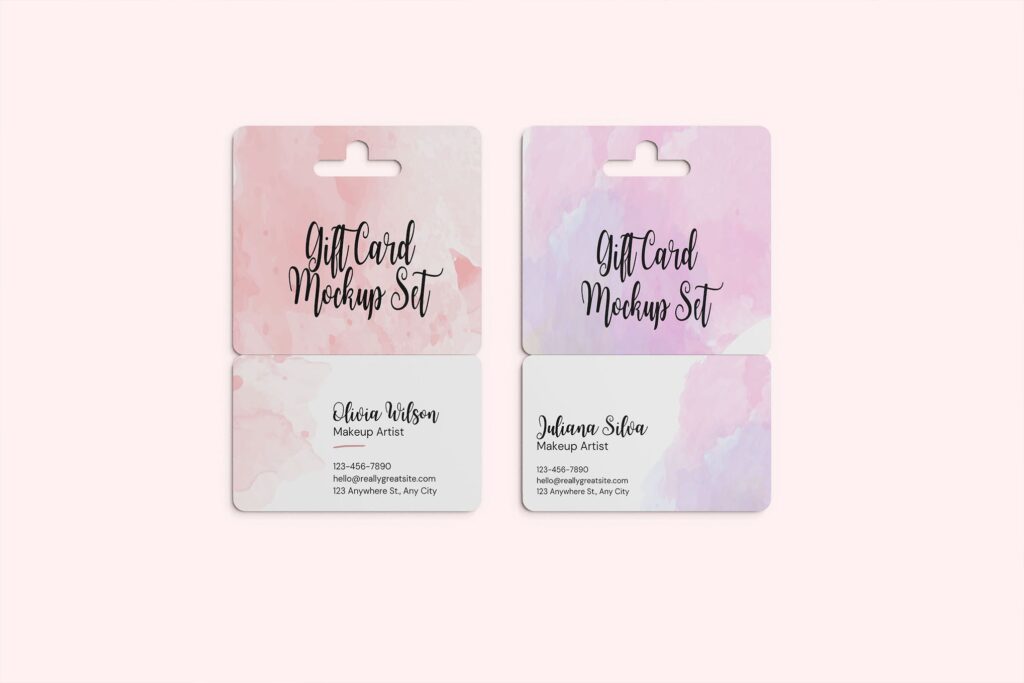 25+ Gift Card Mockup Templates (Free & Pro) | Design Shack