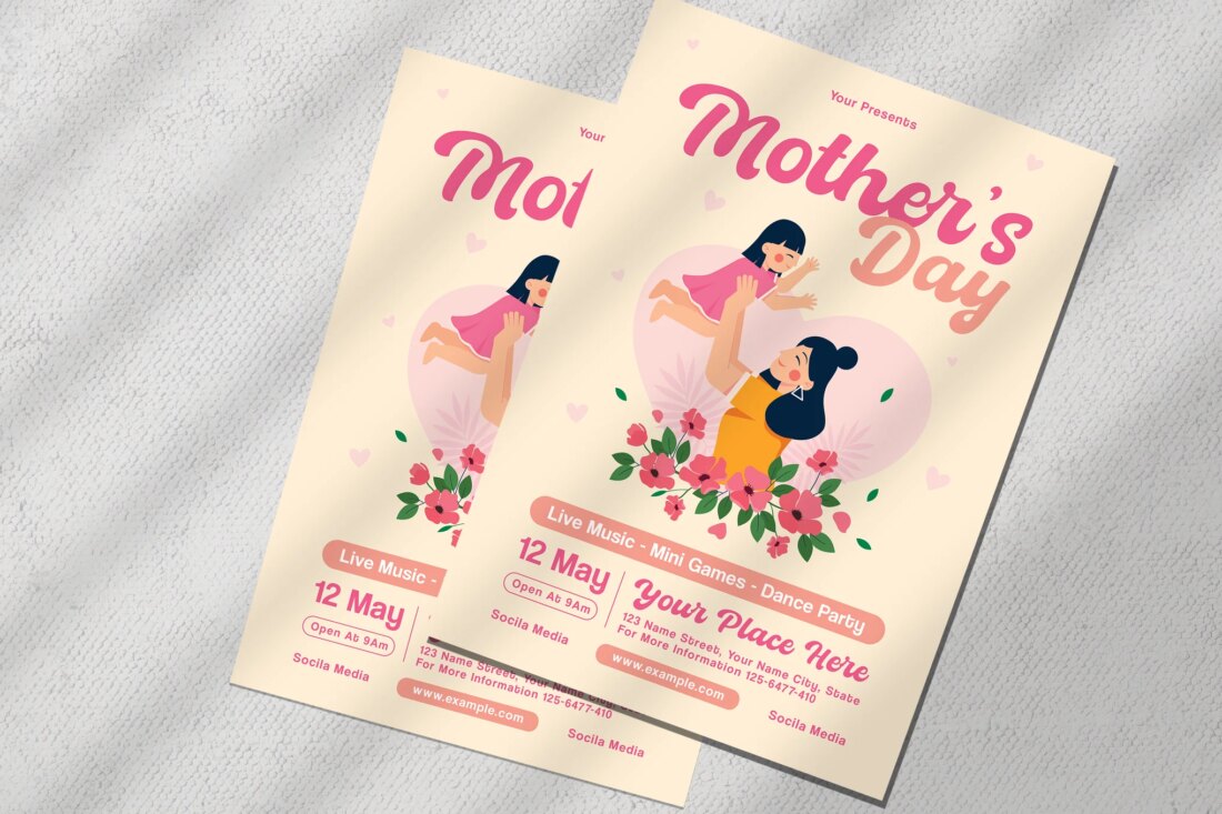 20+ Template Kartu Ucapan Hari Ibu Terbaik (+ Undangan, Brosur ...