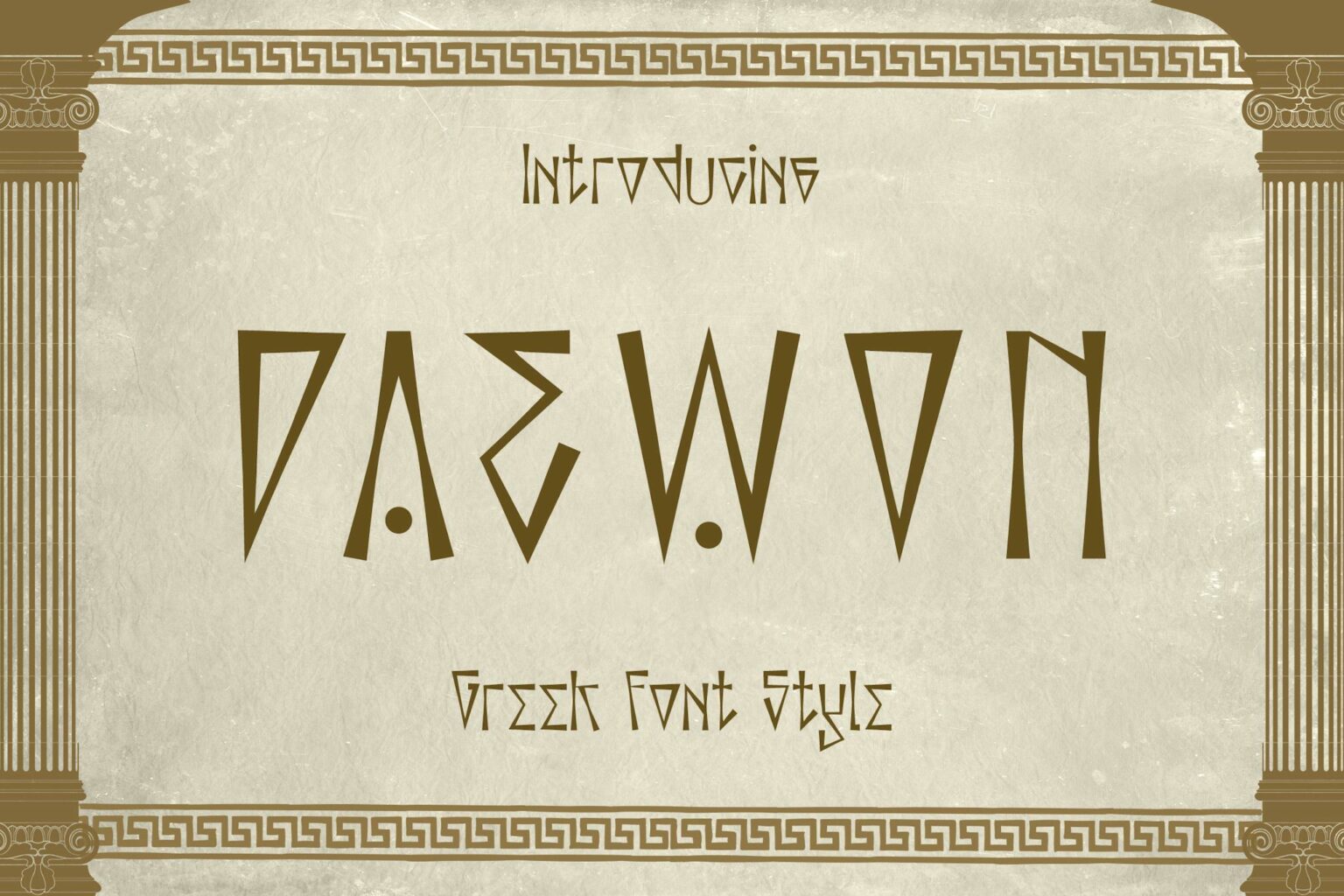 25+ Greek Style Fonts (Ancient Greek Letters & Mythology) | Design Shack