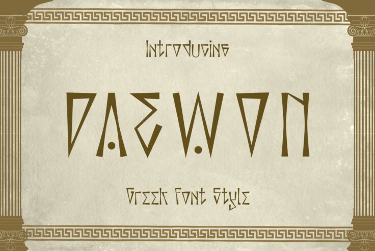 25+ Greek Style Fonts (Ancient Greek Letters & Mythology) | Design Shack