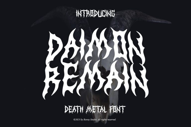 25+ Best Heavy & Death Metal Fonts That Rock | Design Shack