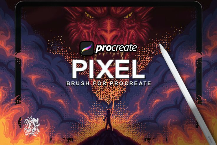 Procreate Pixel Brushes: Contoh, Sumber Daya & Ide - desainae.com