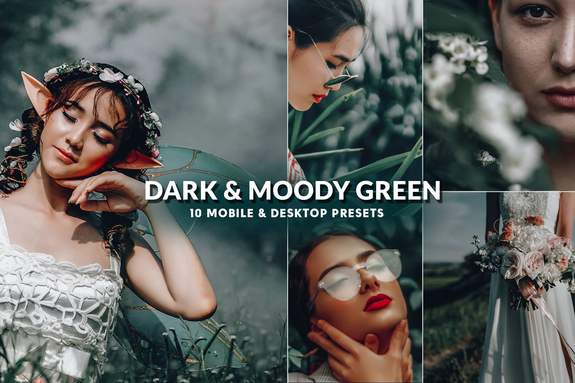 Dark & Moody Green Lightroom Presets | Design Shack