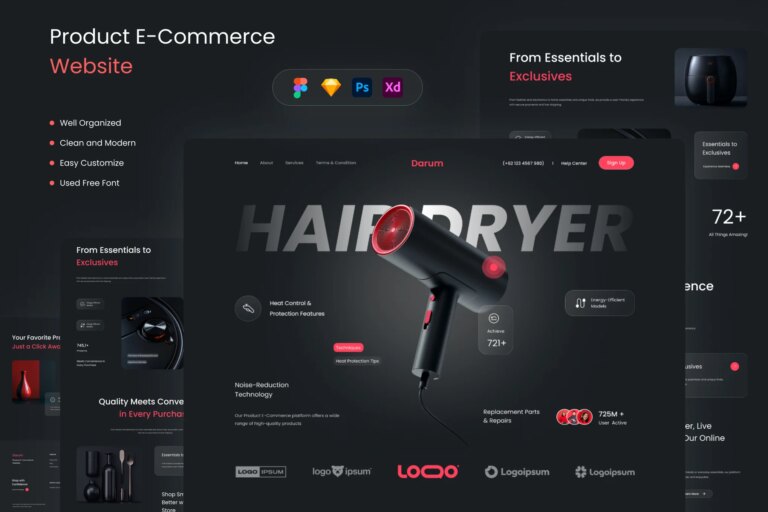 35+ Best Figma Website Templates (For Web Projects) 2025 | Design Shack