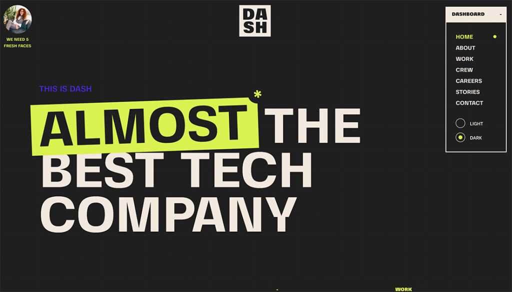 Design Trend: Text-Only Homepages | Design Shack