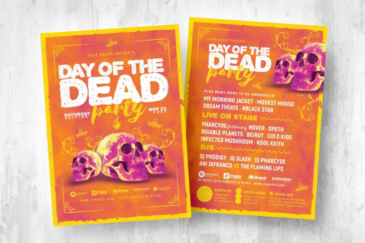 25+ Día De Los Muertos Mockups, Graphics & Resources (Day of the Dead ...