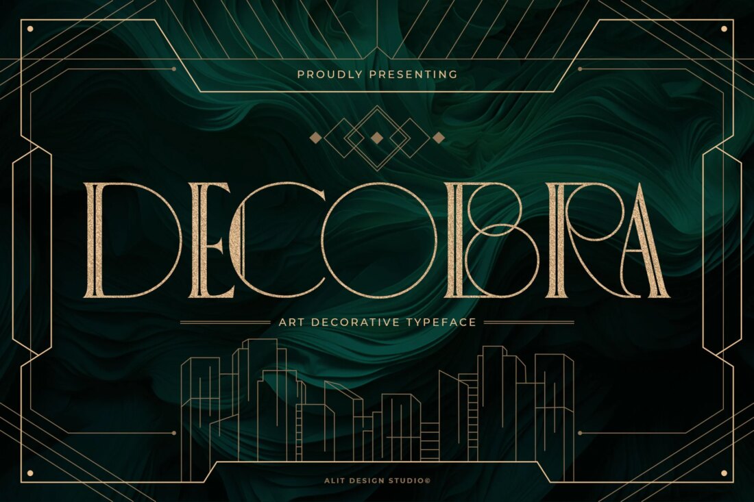 50+ Best Art Nouveau & Art Deco Fonts (Free & Premium) 2025 - Shack Design