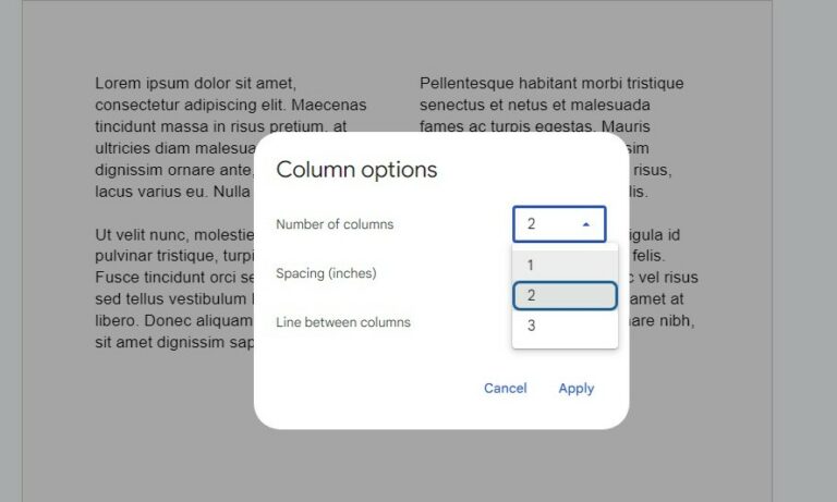 How to Make Columns in Google Docs | Design Shack