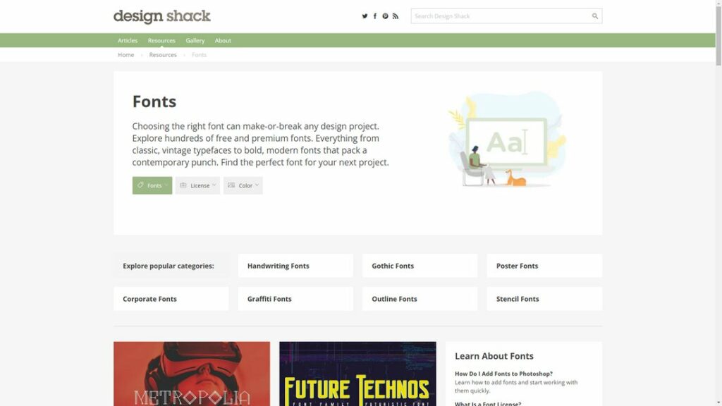 10 Best Typography Websites to Explore for Font Inspiration | Design Shack