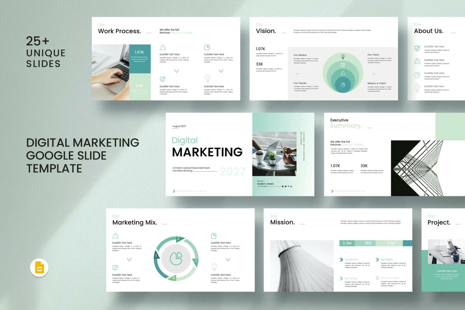 40+ Minimalist + Simple Google Slides Themes (Minimal Designs) | Design ...