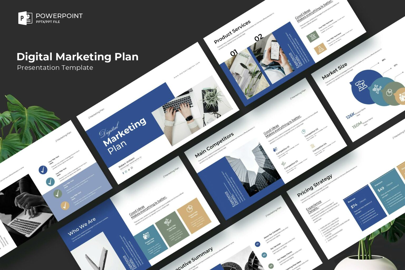 55+ Best Marketing Plan & Marketing Strategy PowerPoint (PPT) Templates ...