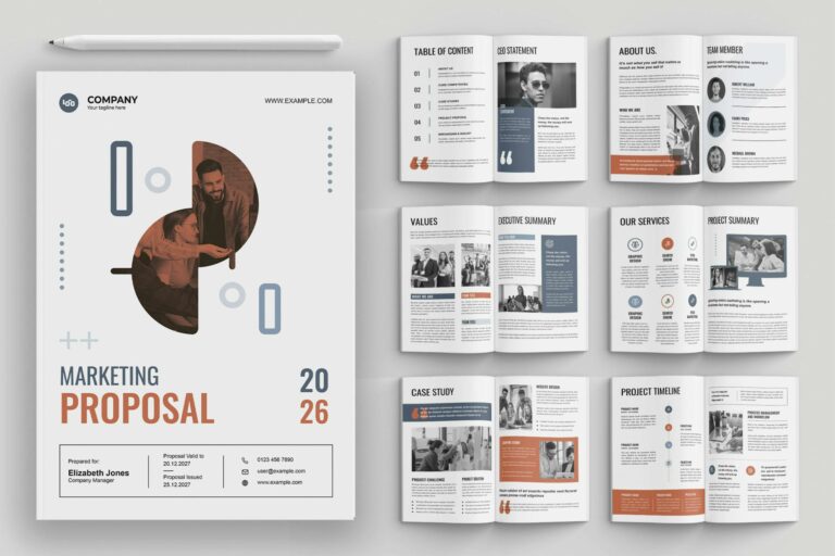 40+ Best Marketing & Sales Brochure Template Examples | Design Shack