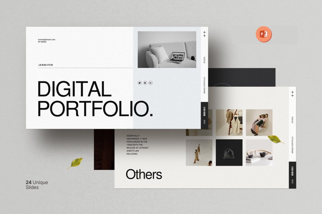 70+ Best PowerPoint Portfolio Templates 2025 | Design Shack